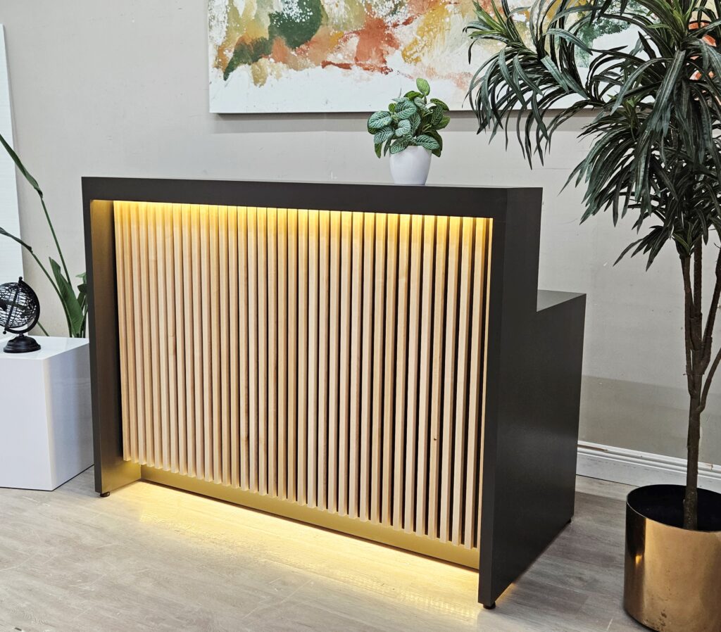 Aquamarine Ultra Reception Desk - Maram Design Office