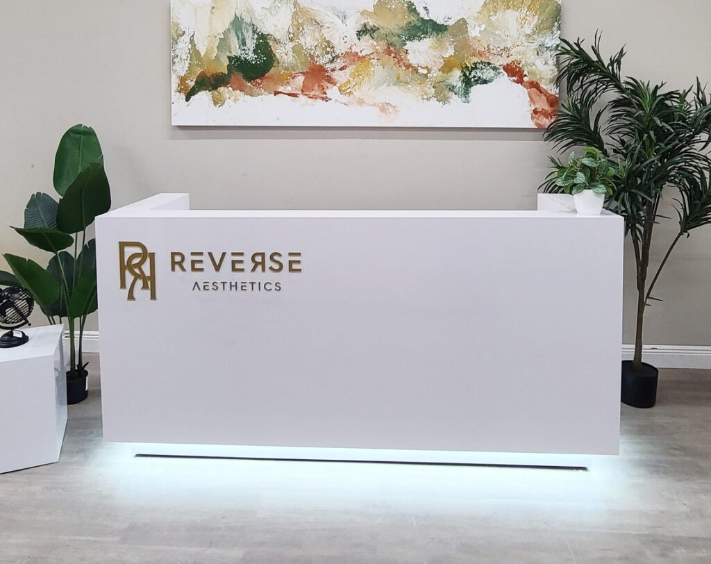 Logo for reception desk (Acrylic) Only in your purchase reception desk ...