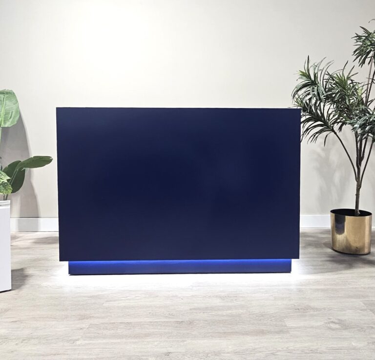 Agate Reception Desk (Blue) - Maram Design Office